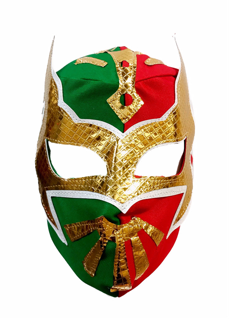 SIN CARA Youth Young Adult Lucha Libre Wrestling Mask - Red/Green ...
